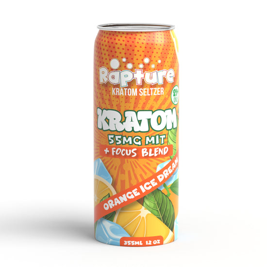 Rapture 55 MIT Kratom Seltzer I 12 Cans – My Beverage Company